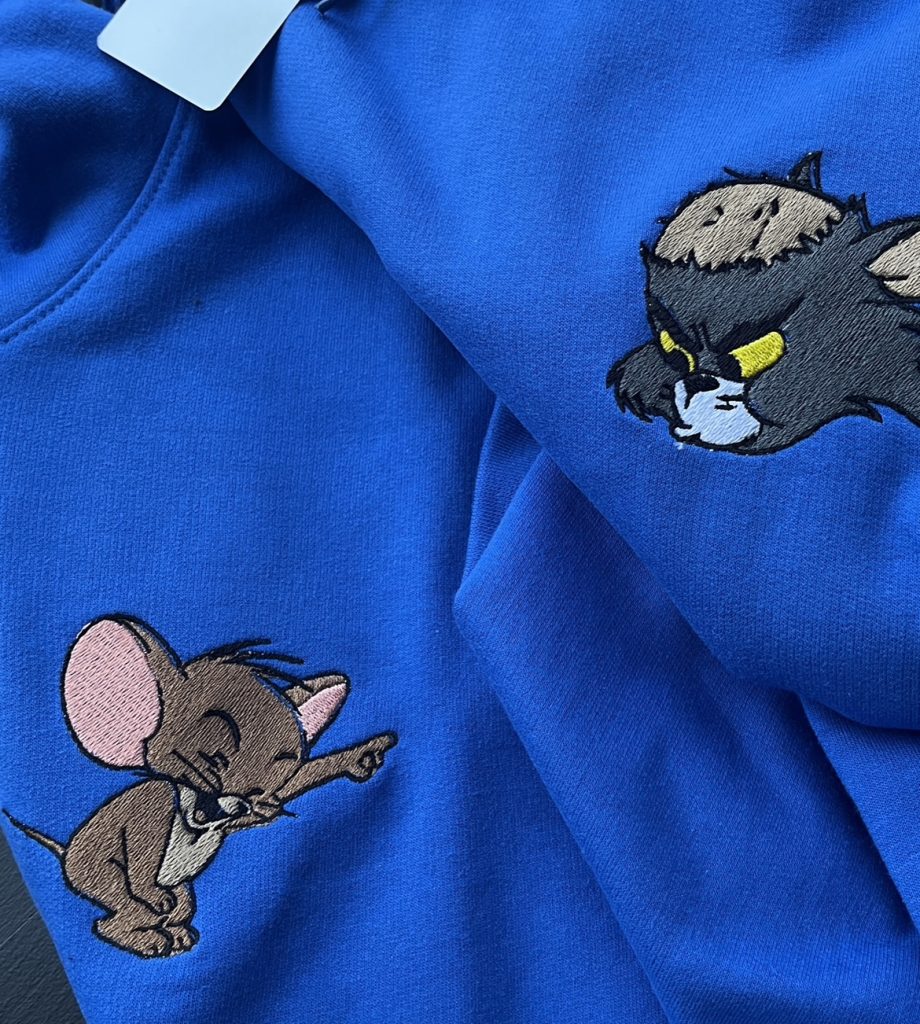Bluza z haftem Tom i Jerry - Koval Customs