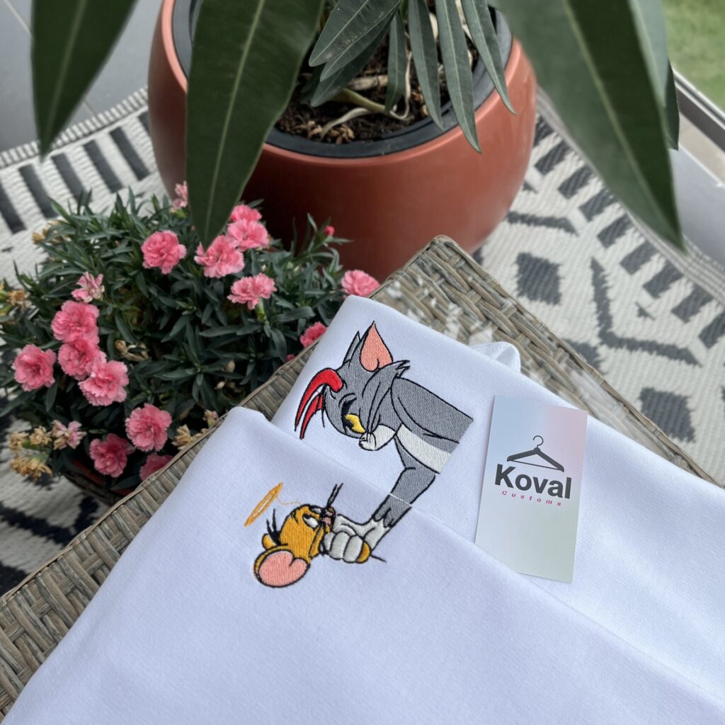 Bluza haftowana Tom i Jerry - Koval Customs