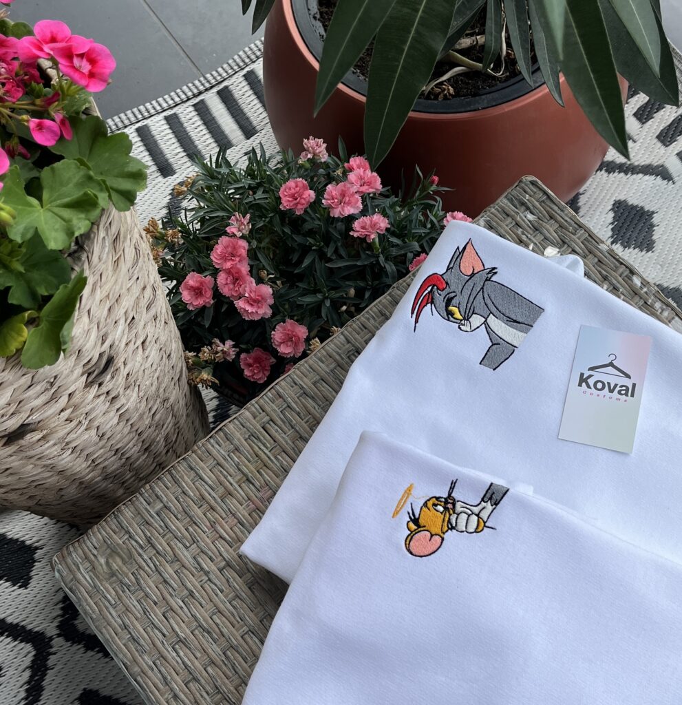 Bluza haftowana Tom i Jerry - Koval Customs